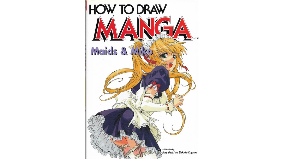 How to Draw Manga Maids & Miko - Etsy