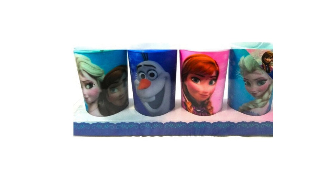 Disney Frozen-4 Pack Lenticular Cup Set - Etsy