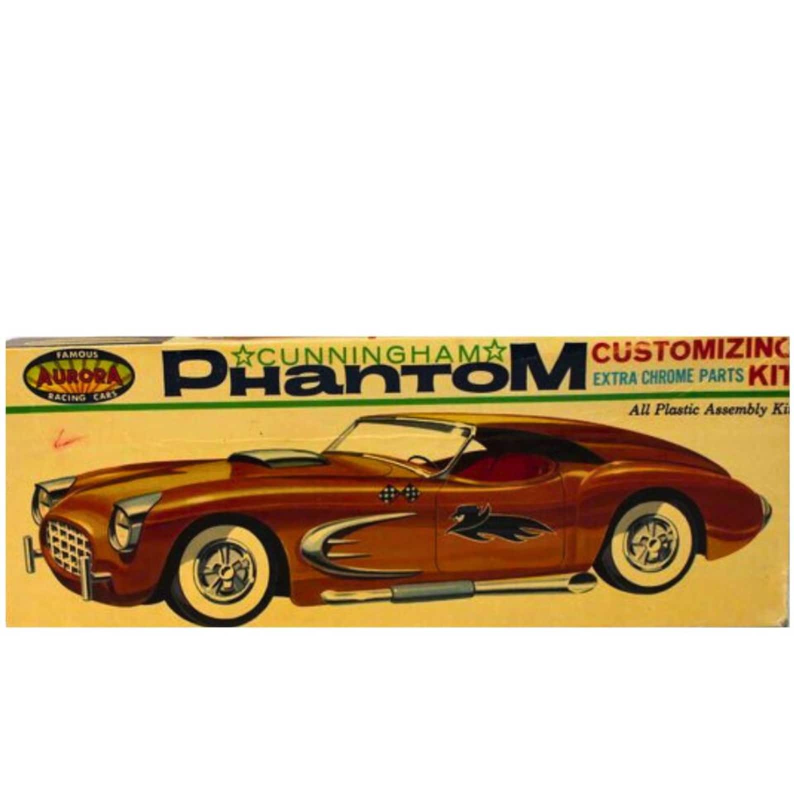 Vintage Aurora Cunningham Phantom Model Kit • Racing Car Plastic ...