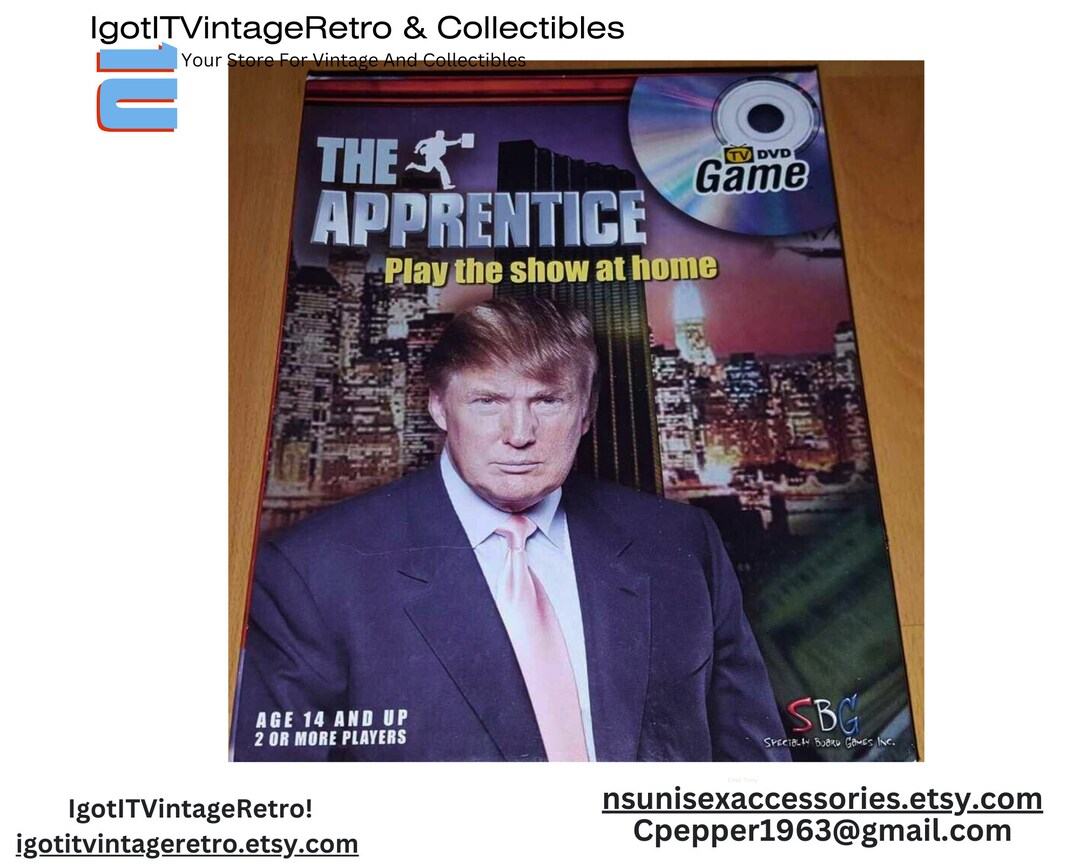 The Apprentice Play the Show at Home Donald Trump TV DVD SBG - Etsy