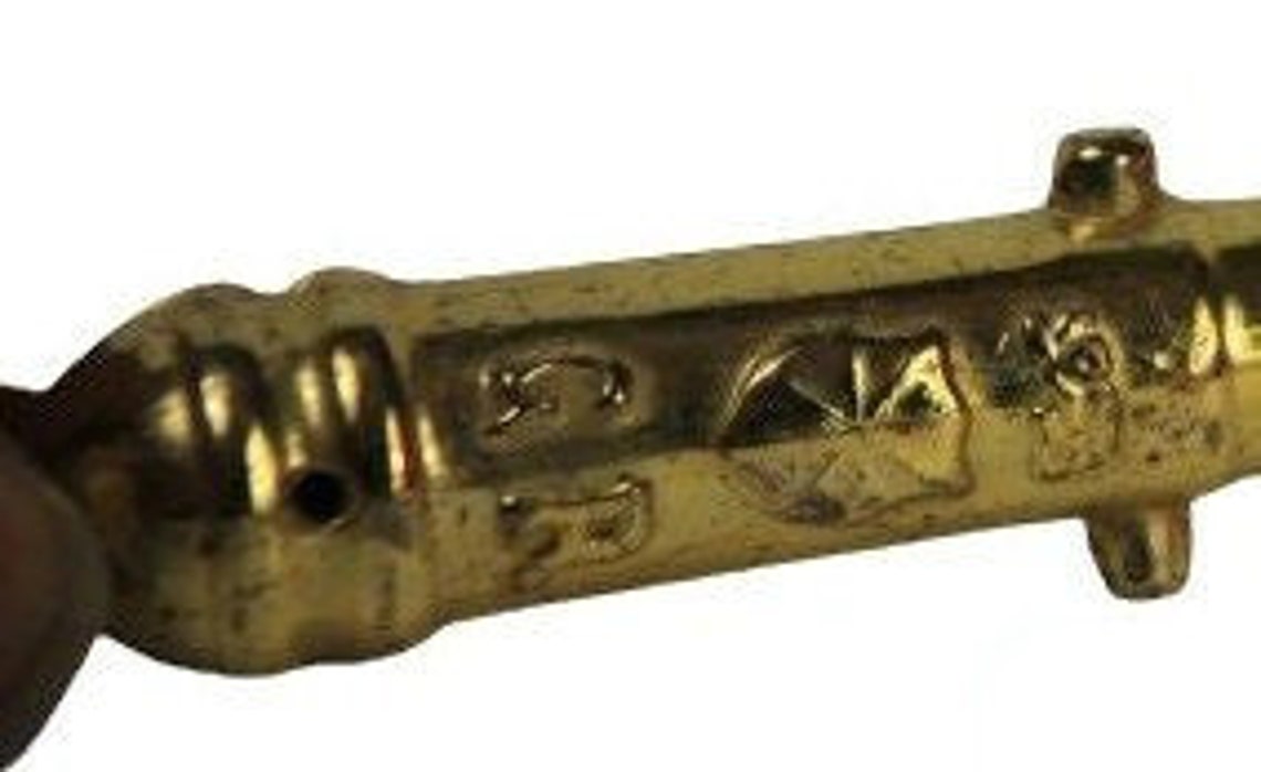 Vintage Brass Metal Gold Painted Cannons - Etsy