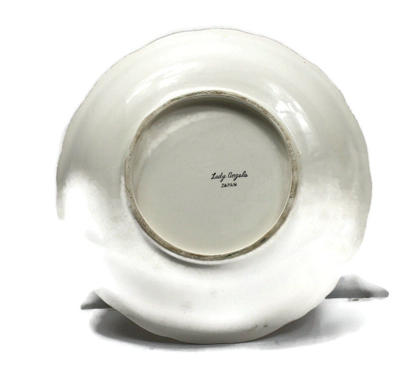 Antique Lady Angela Pottery Large Bowl and Pitcher - Etsy