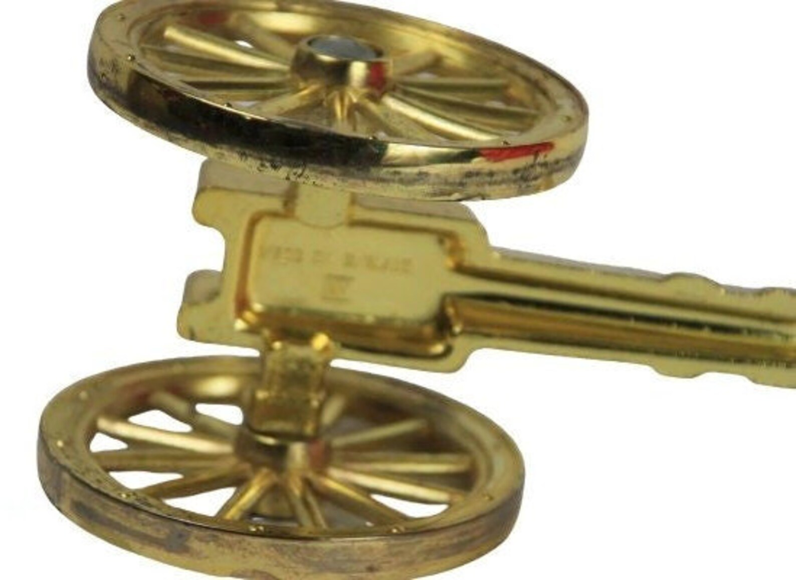 Vintage Brass Metal Gold Painted Cannons - Etsy