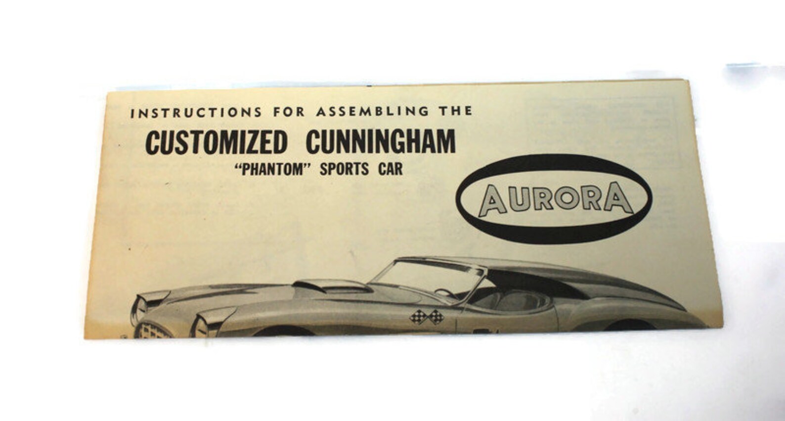 Vintage Aurora Cunningham Phantom Model Kit • Racing Car Plastic ...