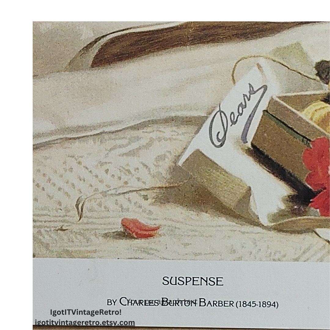 Vintage Suspense by Charles Barber 1845-1894 - Etsy