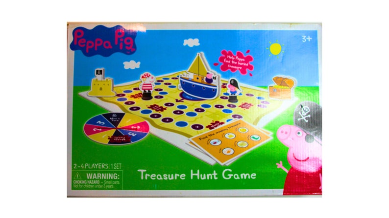 Peppa Pig Treasure Hunt Game Near Complete 1 Coin Missing - Etsy
