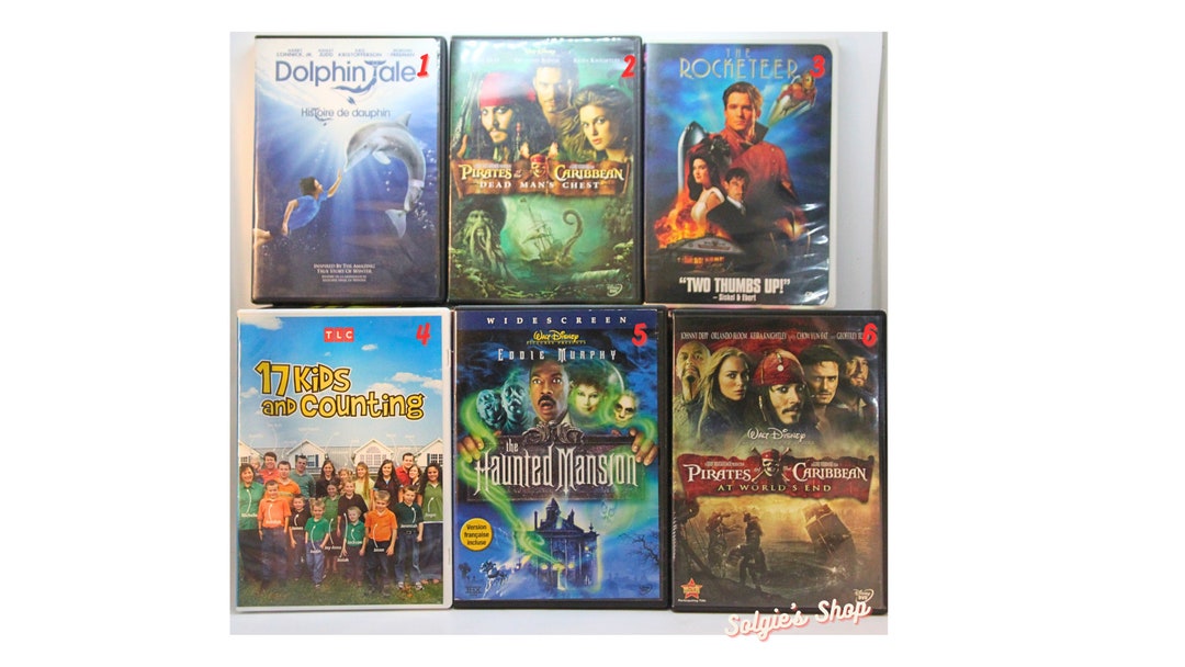 DVD Movies 6 to Choose From - Etsy