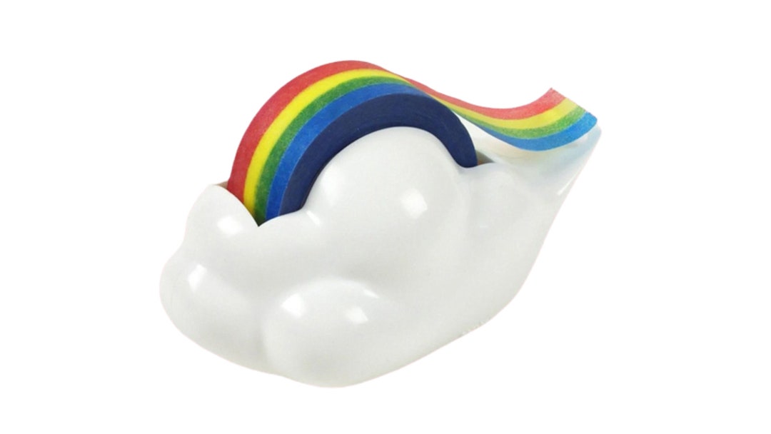 Plastic Cloud Tape Dispenser Tape Cutting Tape Cutter Rainbow Tape ...