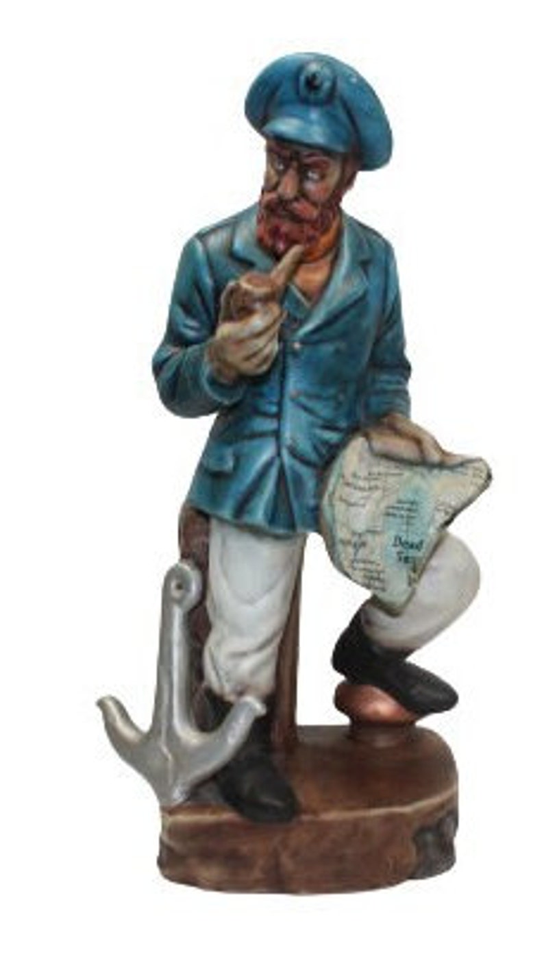 Vintage Nautical Sea Captain Pipe Map Anchor - Etsy