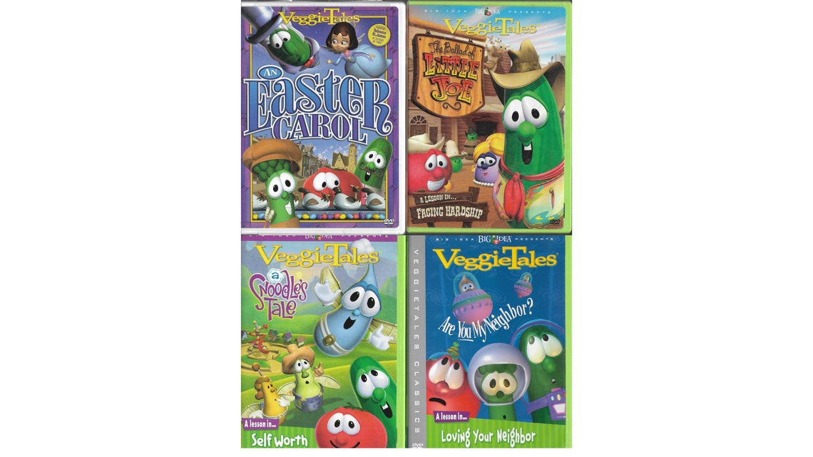 Big Idea Preset Veggie Tales Little Joe Dvd Easter Carol - Etsy