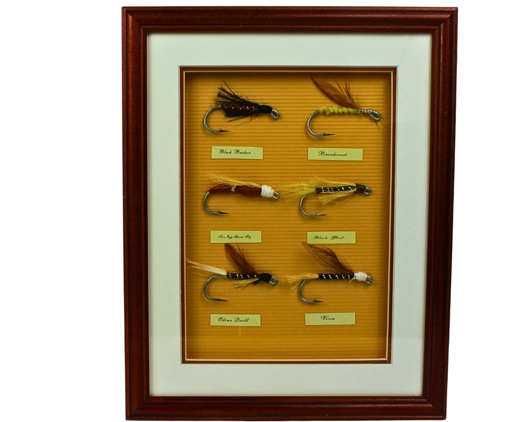 Fly Fishing Flies Pattern Display Shadow Box New Sealed - Etsy