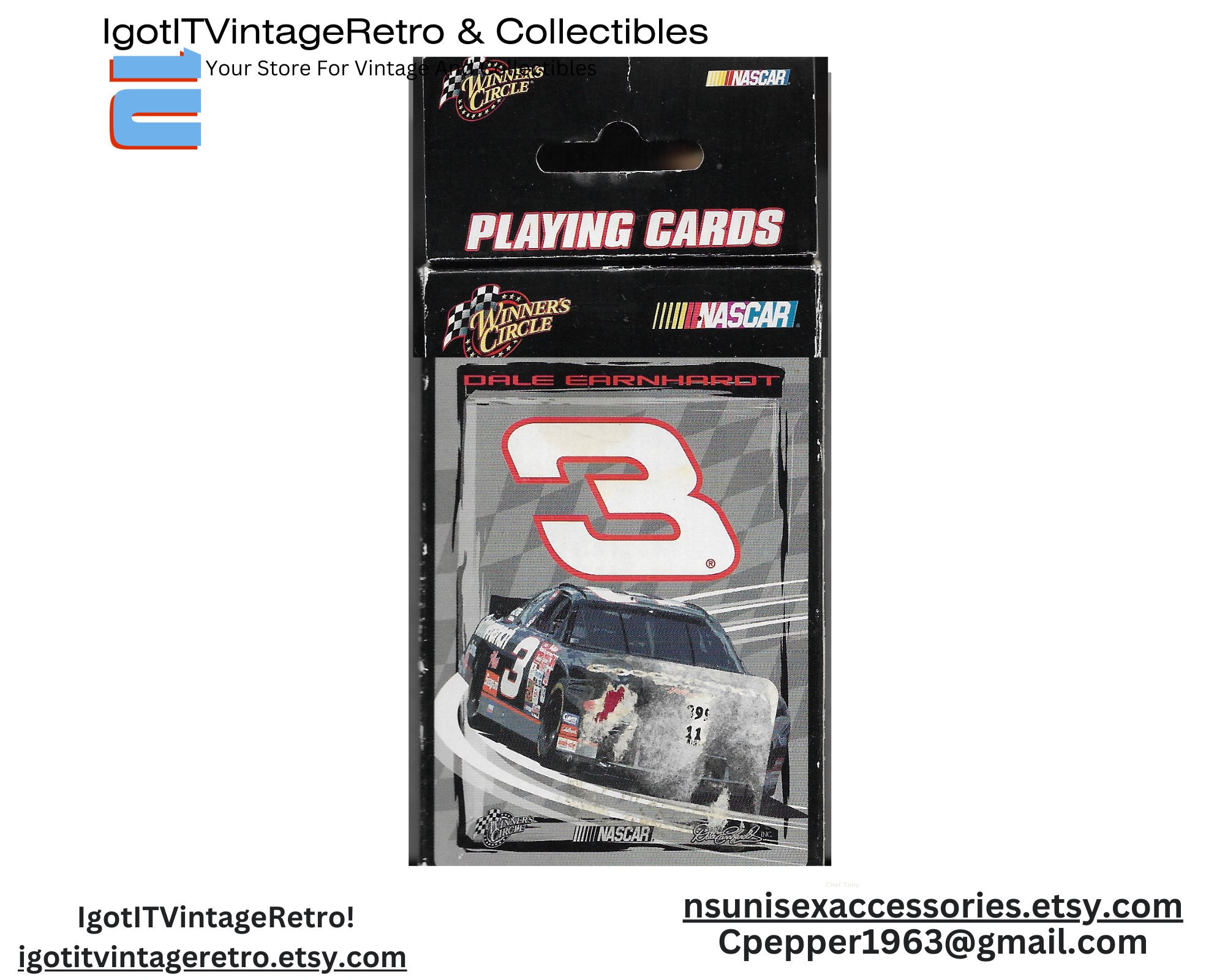 Rare Dale Earnhardt Racing Playing Cards NASCAR Winners Circle - Etsy