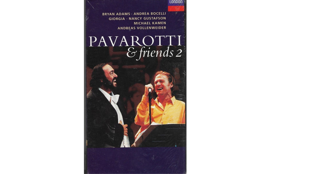 Pavarotti & Friends 2 [VHS, 1994] New - Etsy