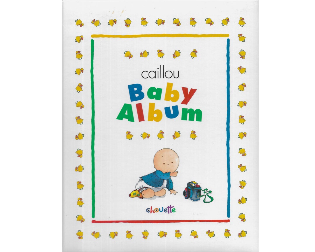 Caillou Baby Album Hardcover Sept. 28 2000 New - Etsy