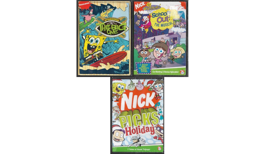 Nick Odd Parents School Out the Musical, Spongebob the Big One and Nick ...