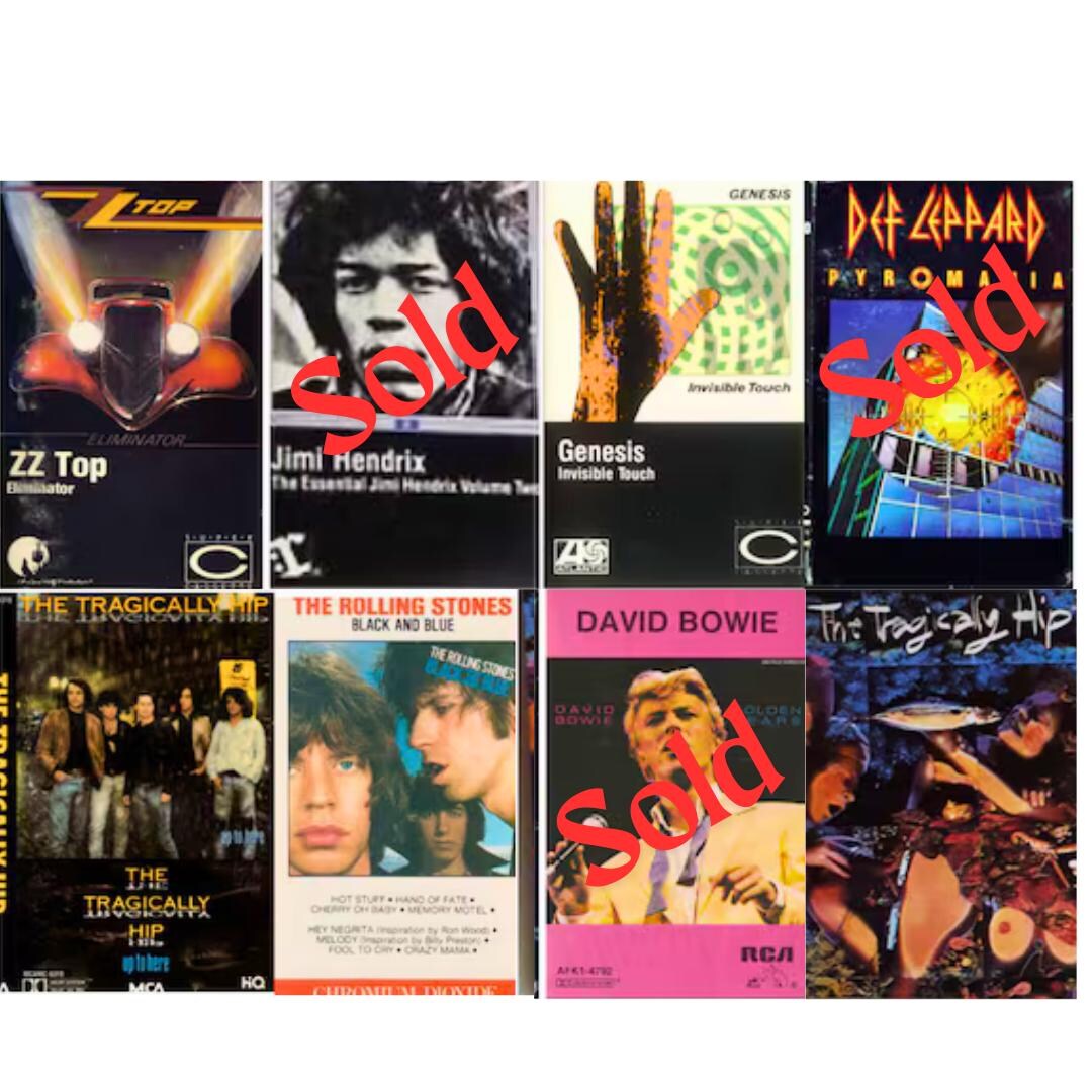 Eight Classic Rock Cassettes to Choose From - Etsy