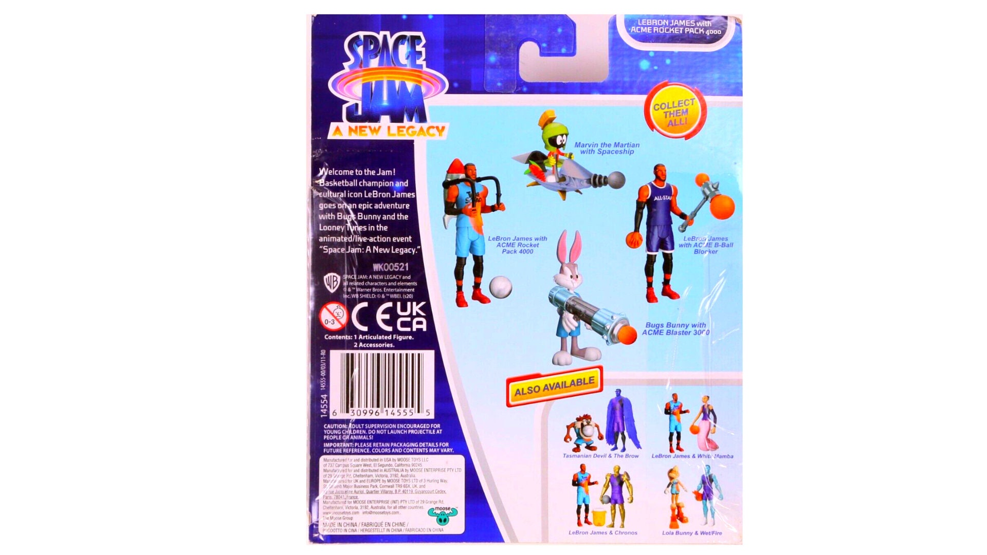 Space Jam A New Legacy Lebron James With Acme Rocket Pack 4000 Action ...