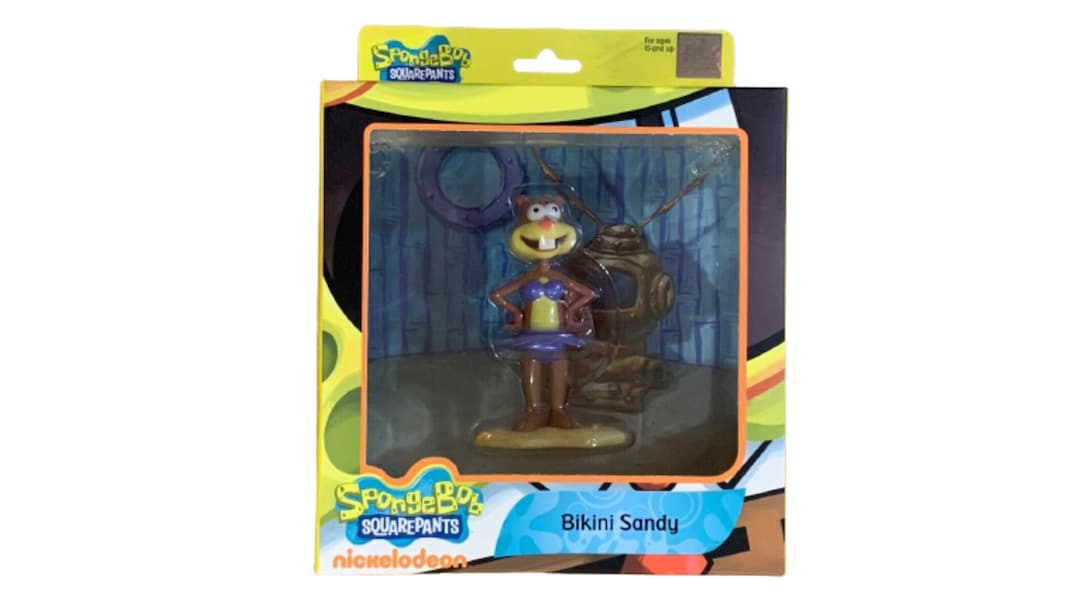 Spongebob Squarepants Mini Figure World Bikini Sandy Brand New - Etsy