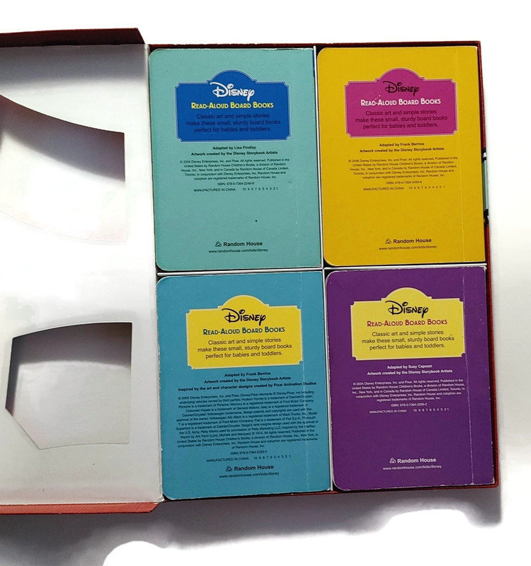 Disney/pixar Read Aloud Board Book Collection - Etsy