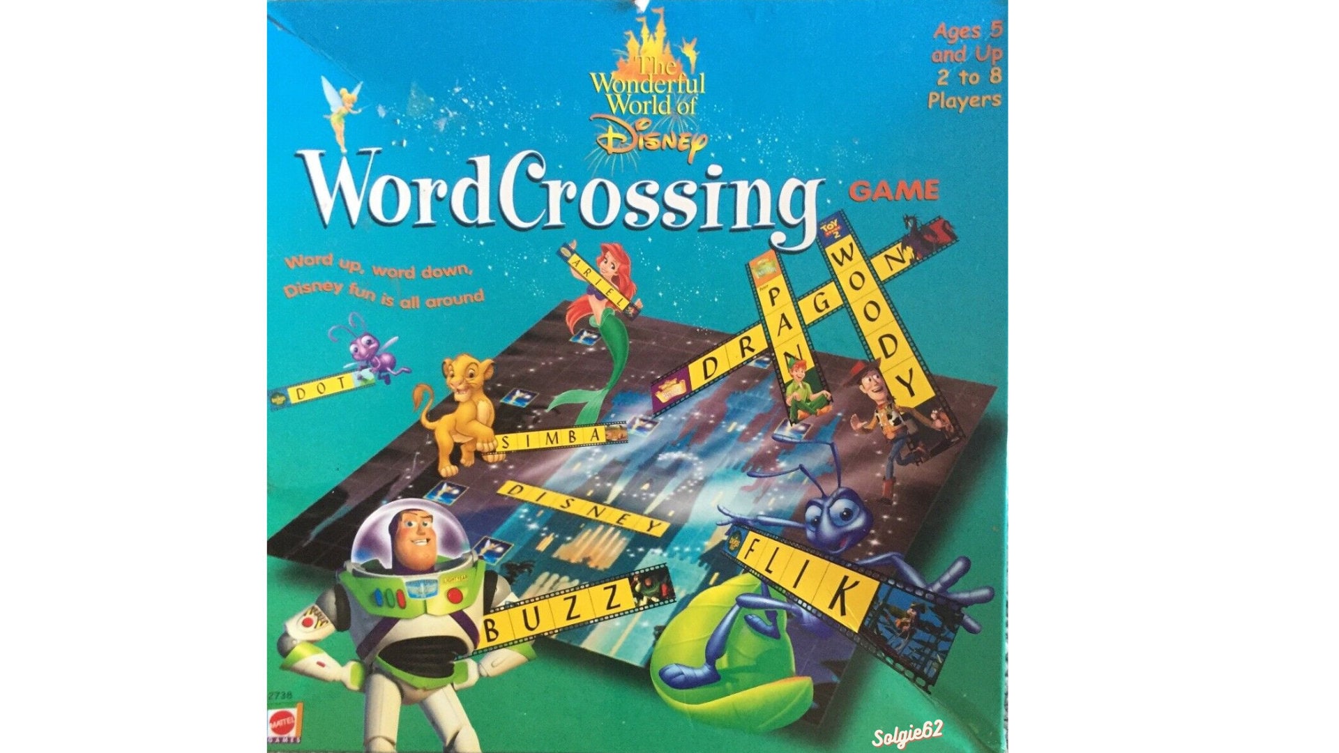 The Wonderful World of Disney Word Crossing Game Pre-owned - Etsy
