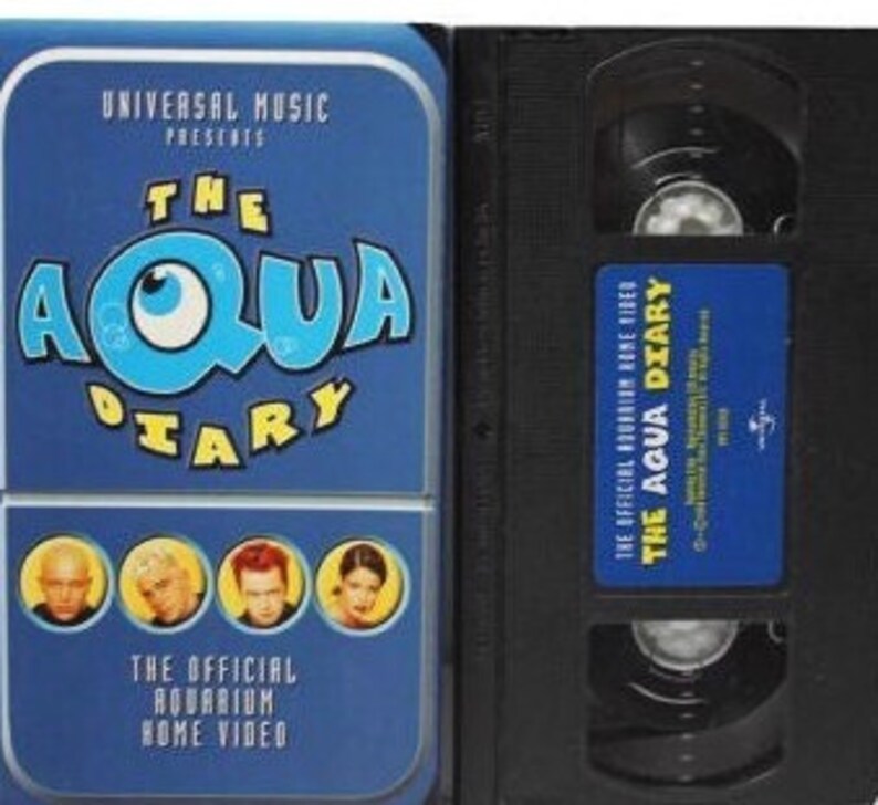 The Aqua Diary NTSC VHS the Official Aquarium Home Video - Etsy