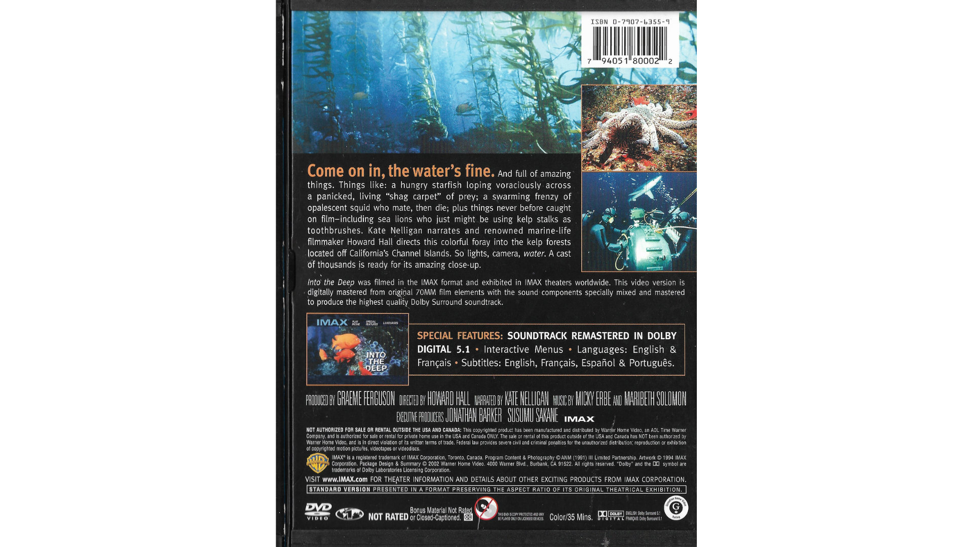 Imax Dvds T Rex Imax and Imax Into the Deep - Etsy