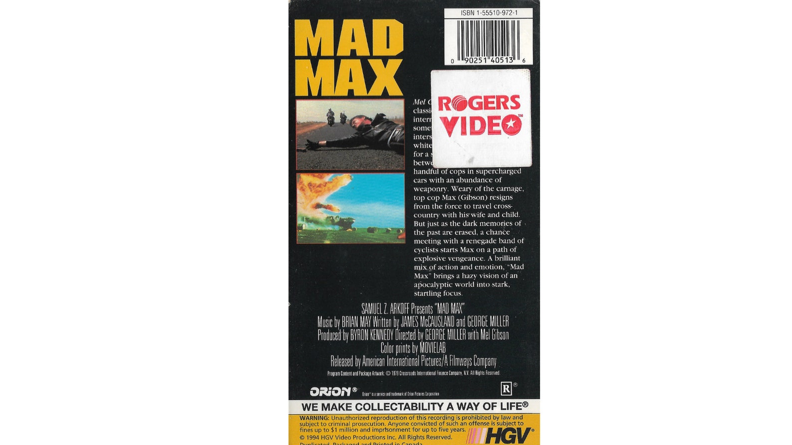 Mad Max VHS Tapes New Factory Seal - Etsy