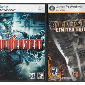 Wolfenstein Game 2009 PC DVD Game and Bulletstorm Limited Edition New ...