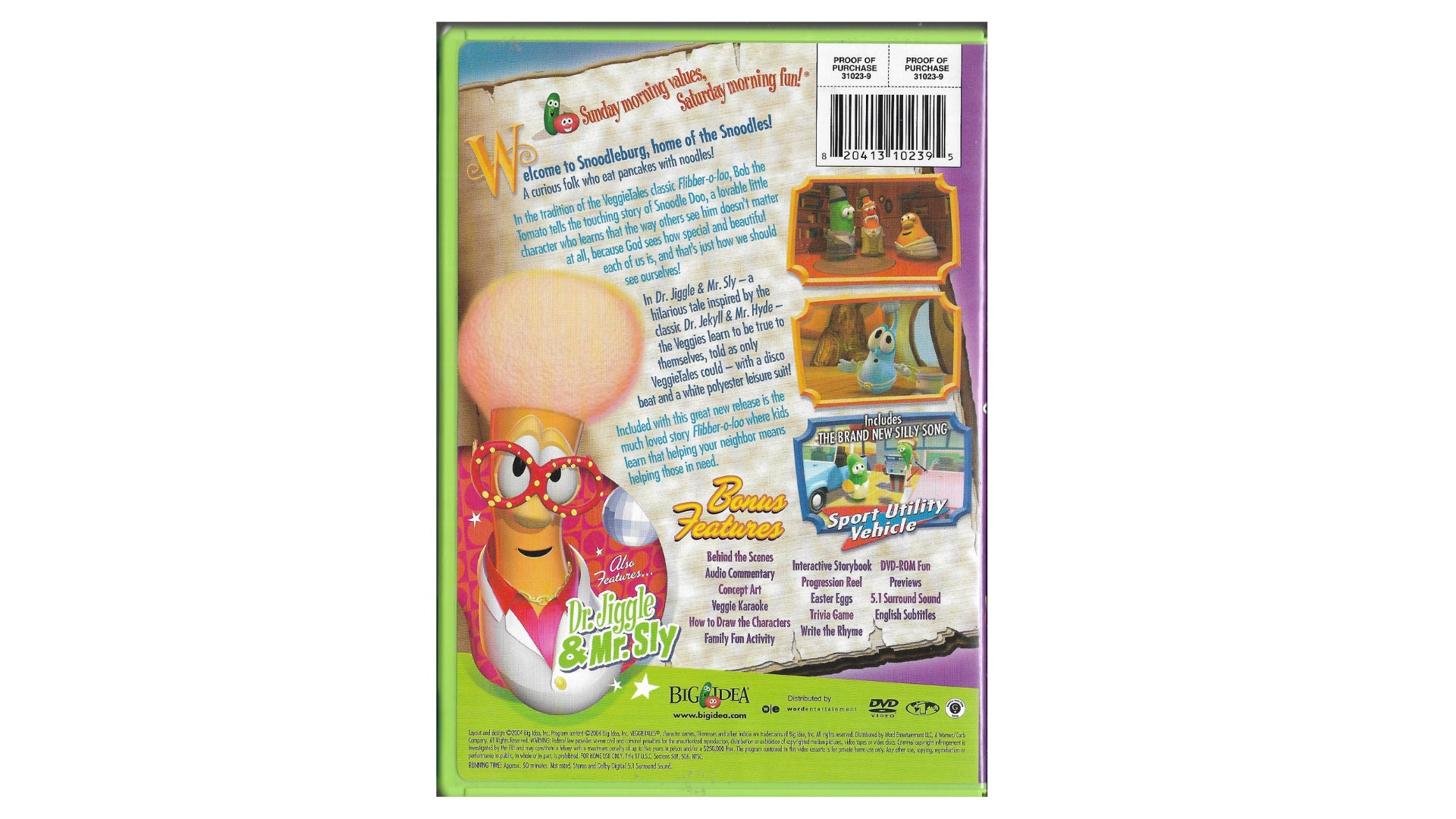 Big Idea Preset Veggie Tales Little Joe Dvd , Easter Carol, Snoodle's ...