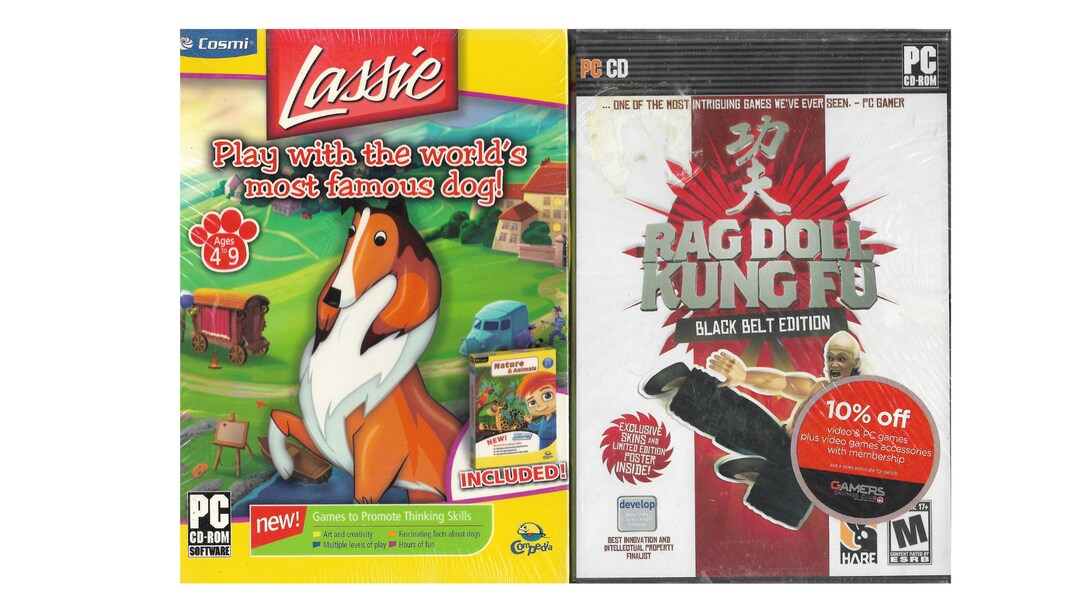 Lassie CD Rom Children’s PC Game New - Etsy