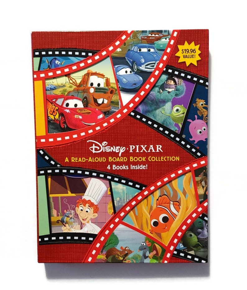 Disney/pixar Read Aloud Board Book Collection - Etsy