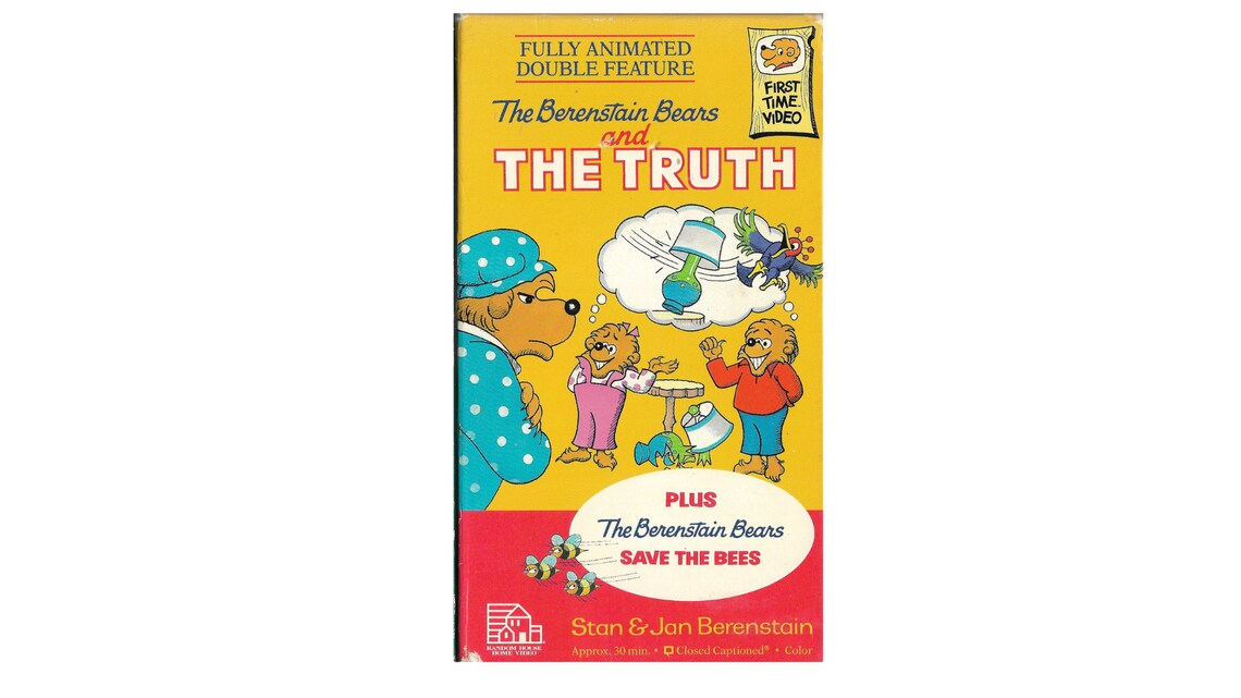 The Berenstain Bears and the Truth VHS and the Three Bears Vhs - Etsy