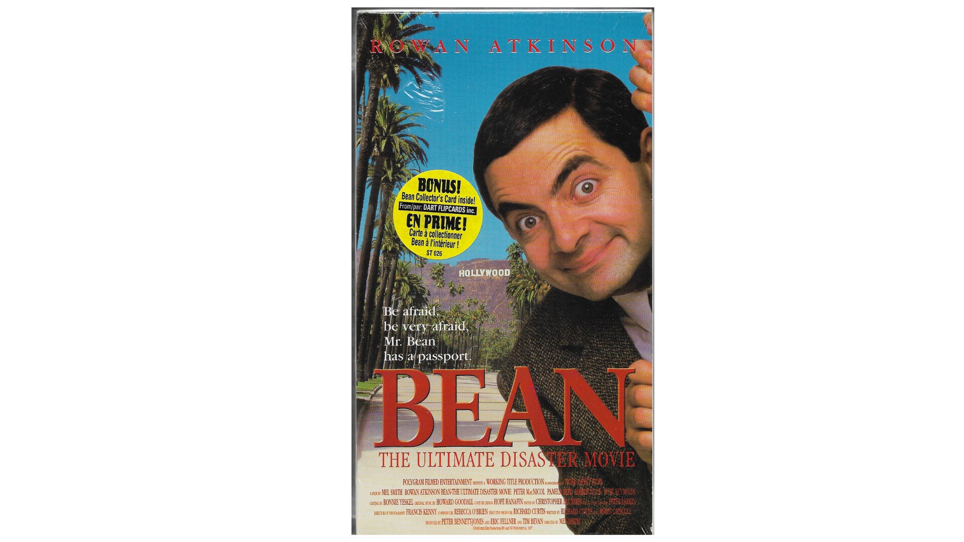 Bean the Ultimate Disaster Movie VHS Canada Sealed Trading Card Inside ...