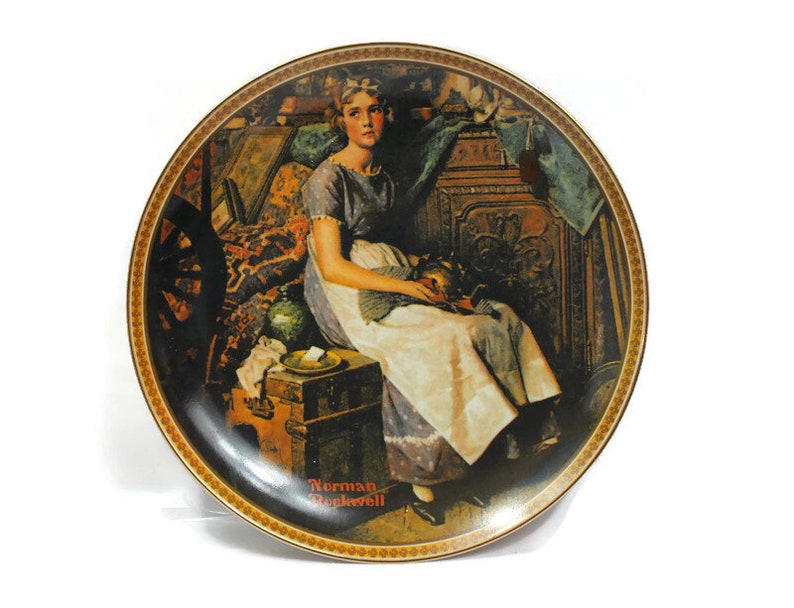 Norman Rockwell's Rediscovered Women Collector Plates - Etsy