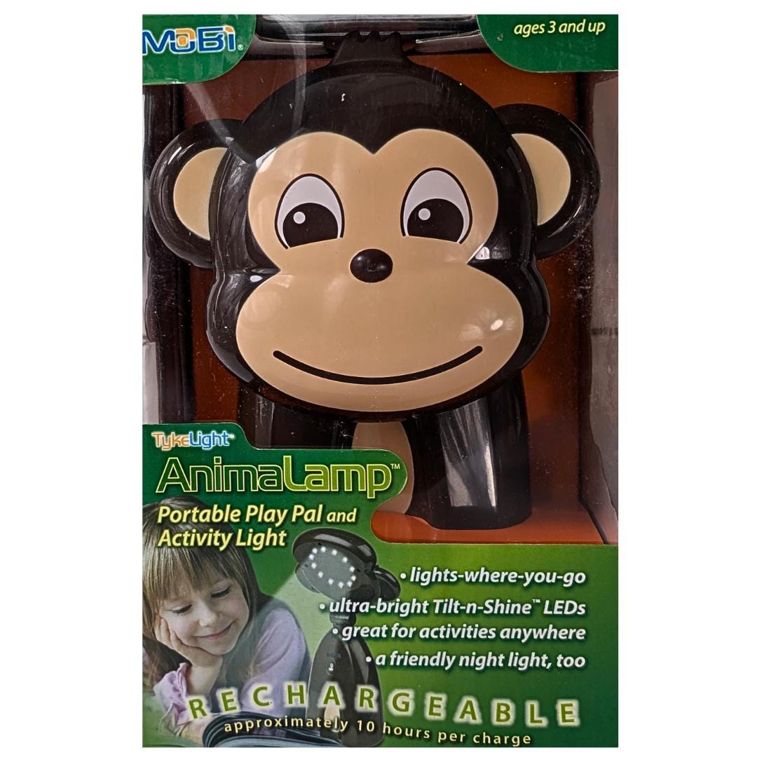 Portable Animal Monkey Lamp LED Light, Reading Light, Nightlight NEW - Etsy