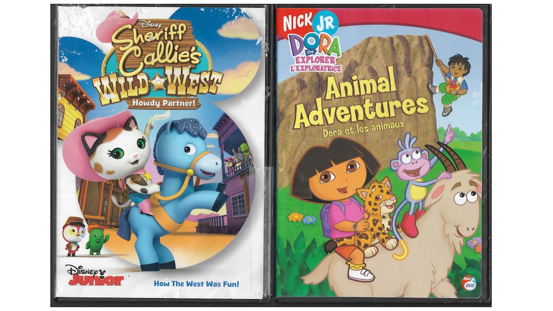 Sheriff Callie's Wild West: Howdy Partner (DVD) and Nick Jr Dora the ...