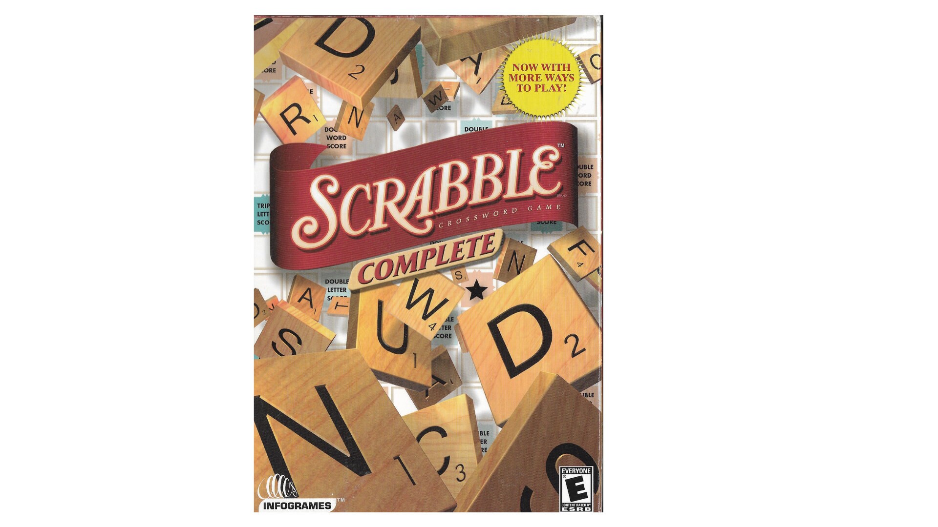 Scrabble Complete Crossword Game PC Game 2002 1 to 4 Players Rated E Infogrames and Card Board ...