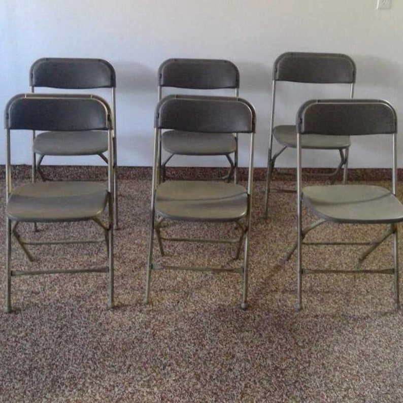 Sillas Plegables 6 Sillas Plegables en El Lote - Etsy México