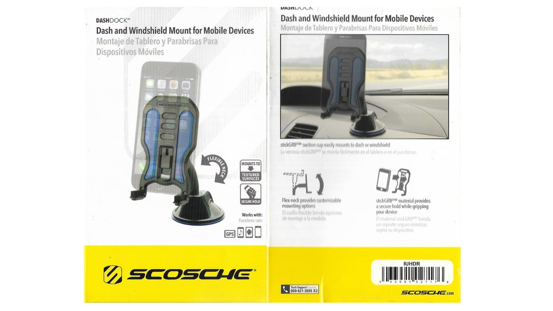 SCOSCHE Dash and Windshield Mount for Mobile Devices New - Etsy