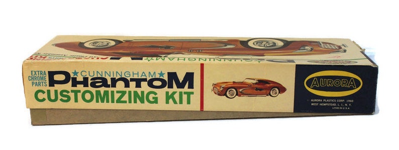 Vintage Aurora Cunningham Phantom Model Kit • Racing Car Plastic ...