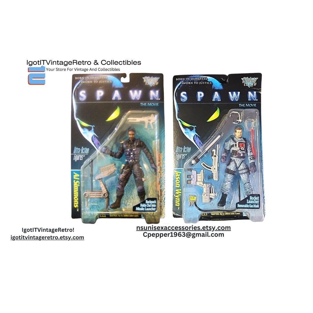 Spawn the Movie 1997 Al Simons and 1996 Jason Wynn Brand New Spawn ...