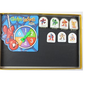 Spider-man 2008 Marvel Super Hero Squad Chutes and Ladders Game 100% ...