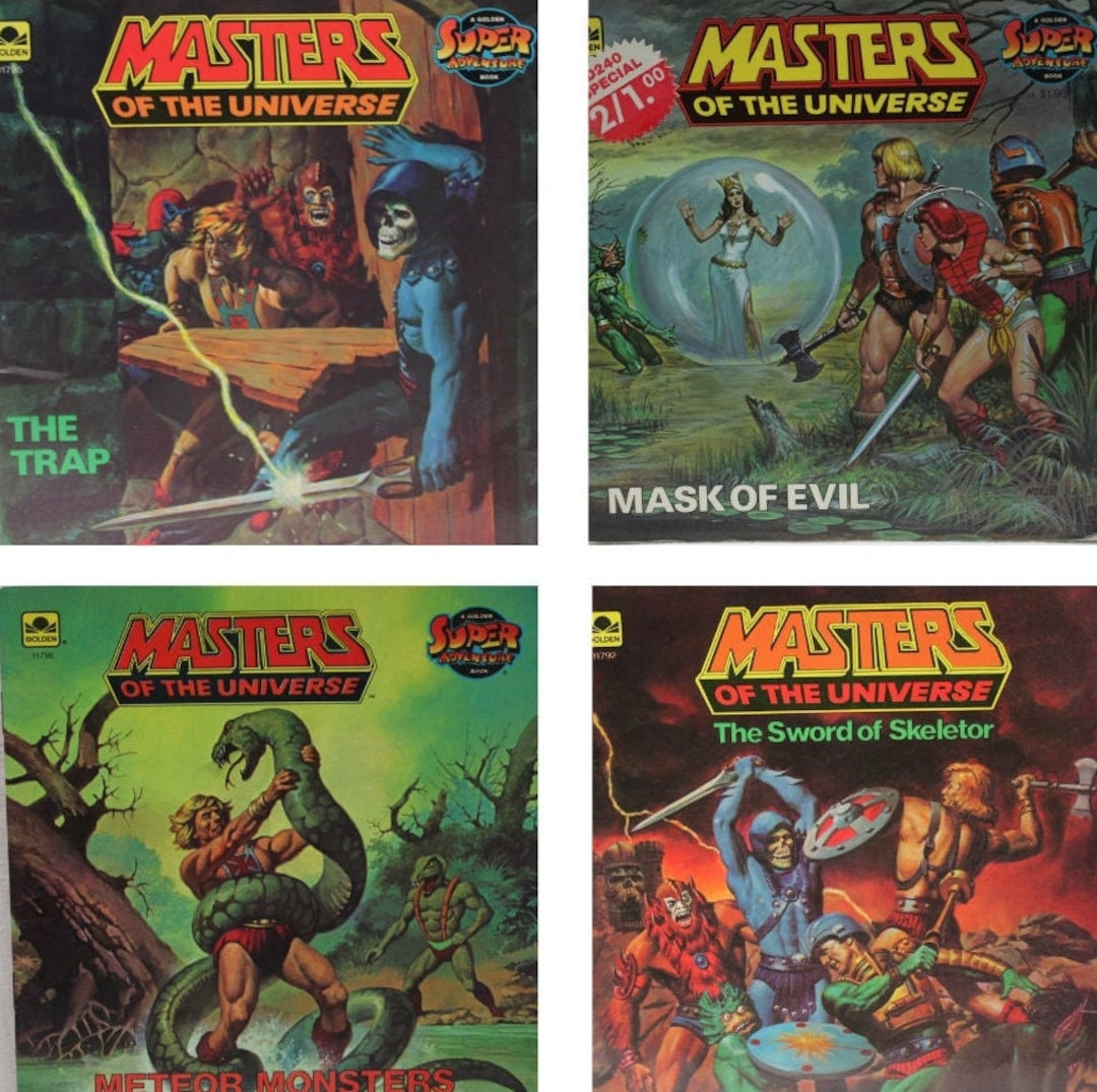 Masters of the Universe A Golden Adventure Book - Etsy