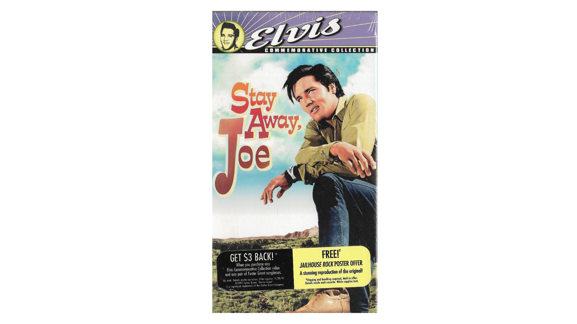 Elvis Presley Stay Away, Joe VHS, 1997, Includes Theatrical Trailer New ...