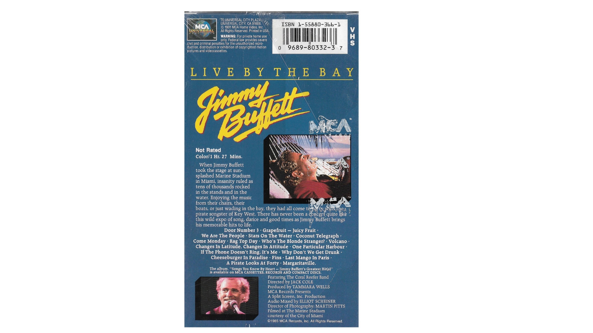 Jimmy Buffett Live by the Bay VHS New Lynyrd Skynyrd - Etsy Australia