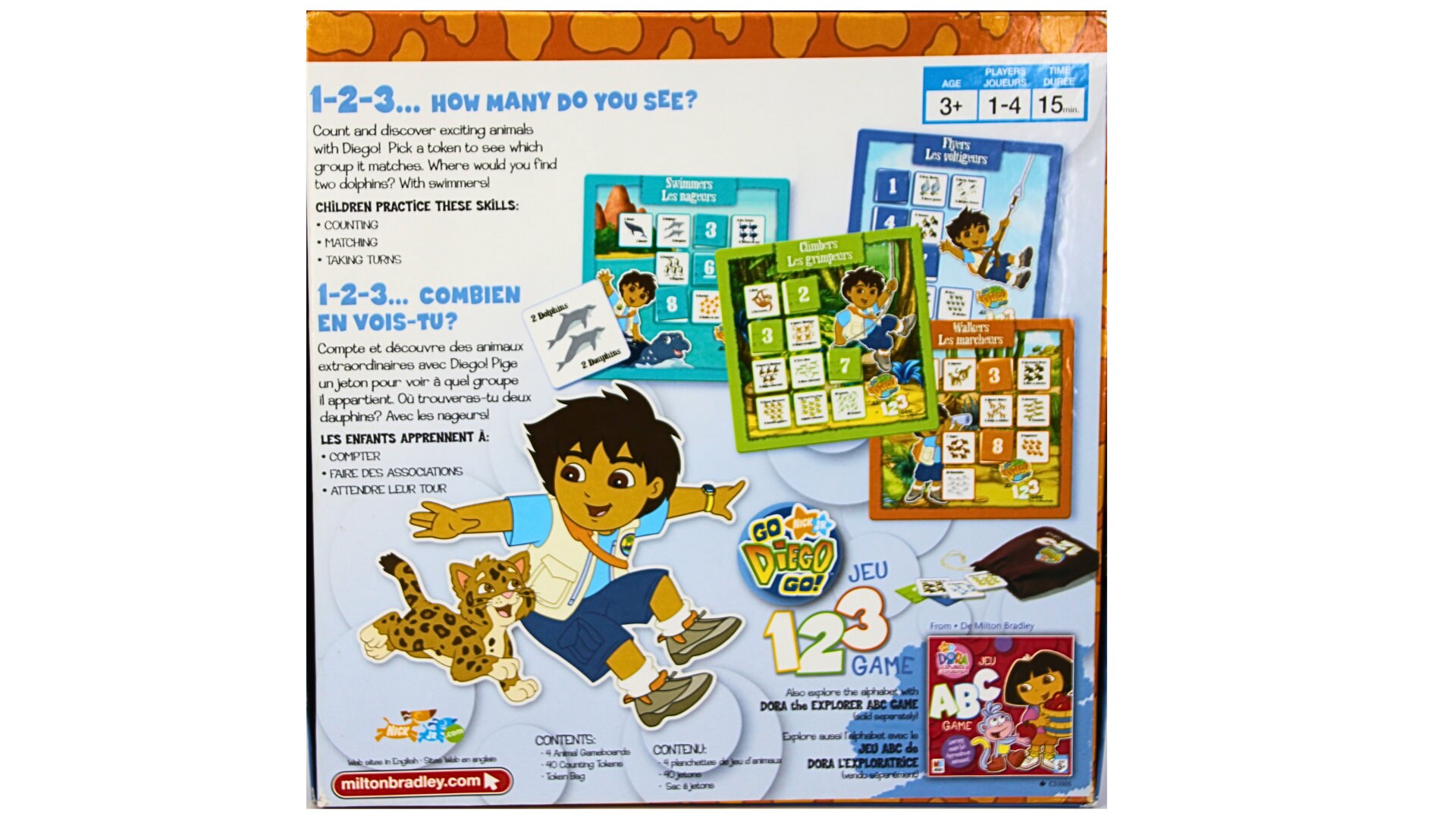Go Diego Go 123 Game Learning Made Fun by Milton Bradley - Etsy