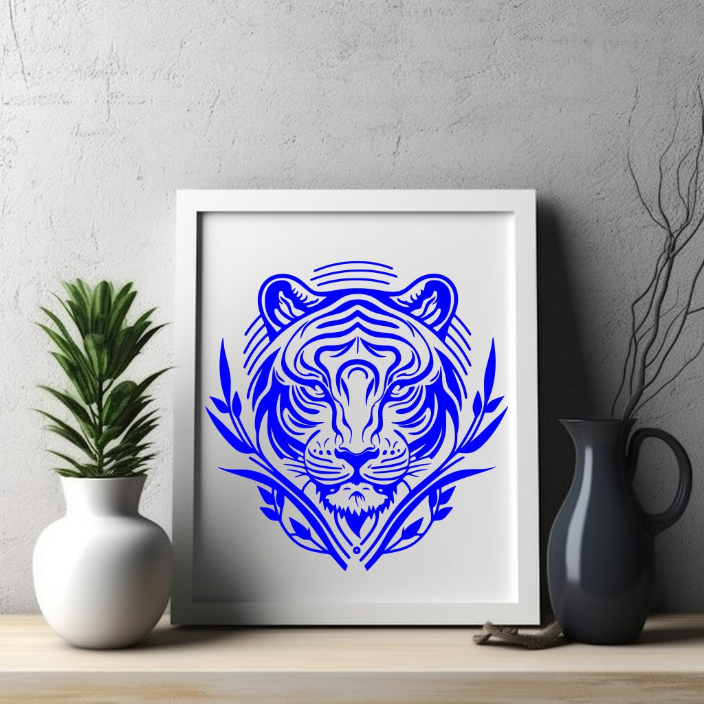 Exquisite Tiger Vinyl Decal, Tiger Decal, Tiger Stickers, Tumbler Decal ...