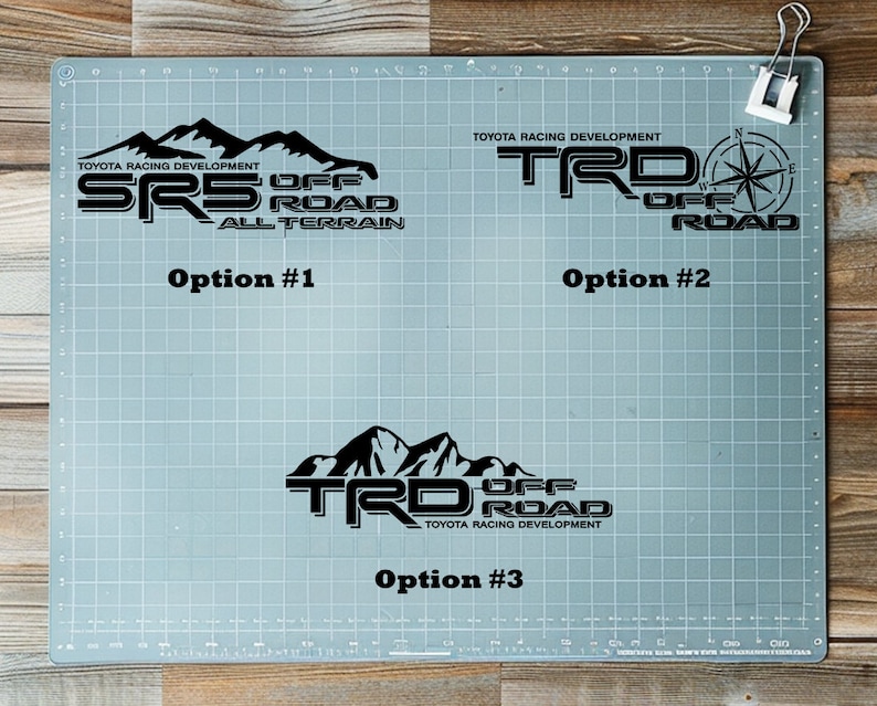 TRD off Road Sponsor Decal, TRD 4x4,toyota Tacoma, Tundra, Bedsides ...