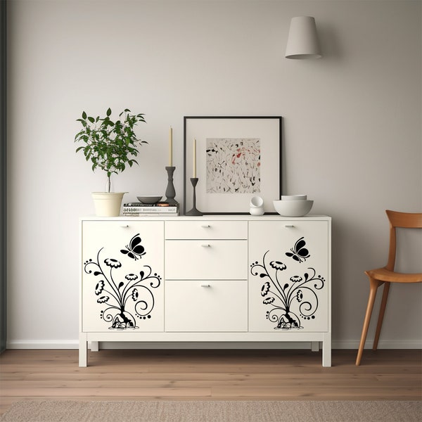 Kitchen Cabinet Decals - Etsy