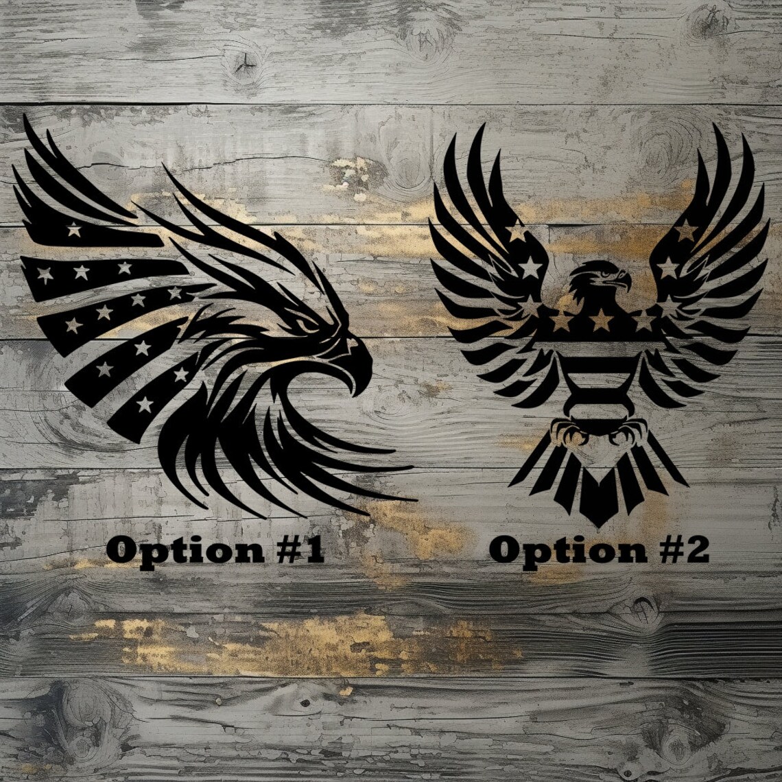 Flying Eagle Decal, Customized Decal, Eagle Car Sticker, Soaring Eagle ...